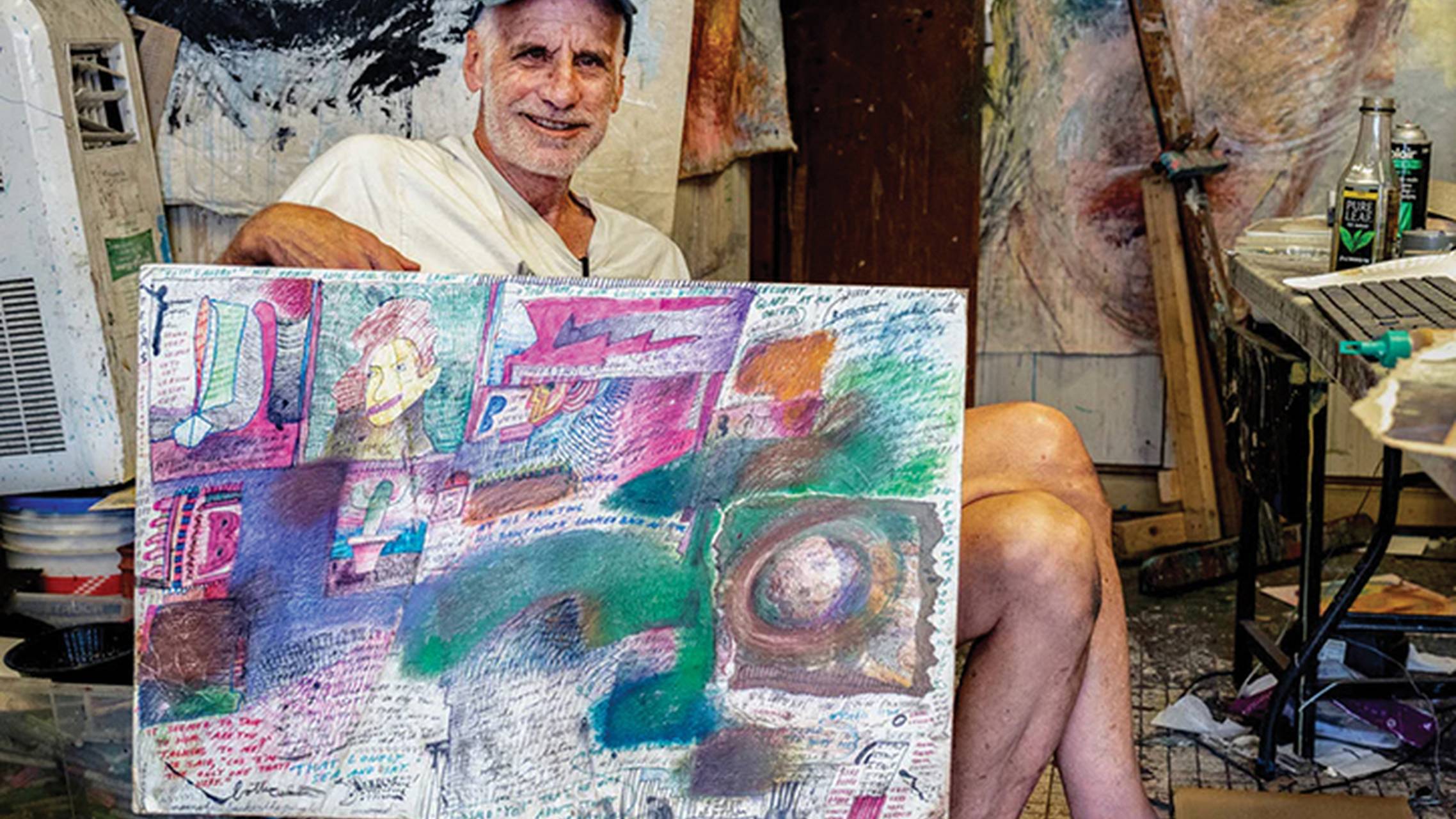 About the Cover Artist: Desert by Jon Sarkin