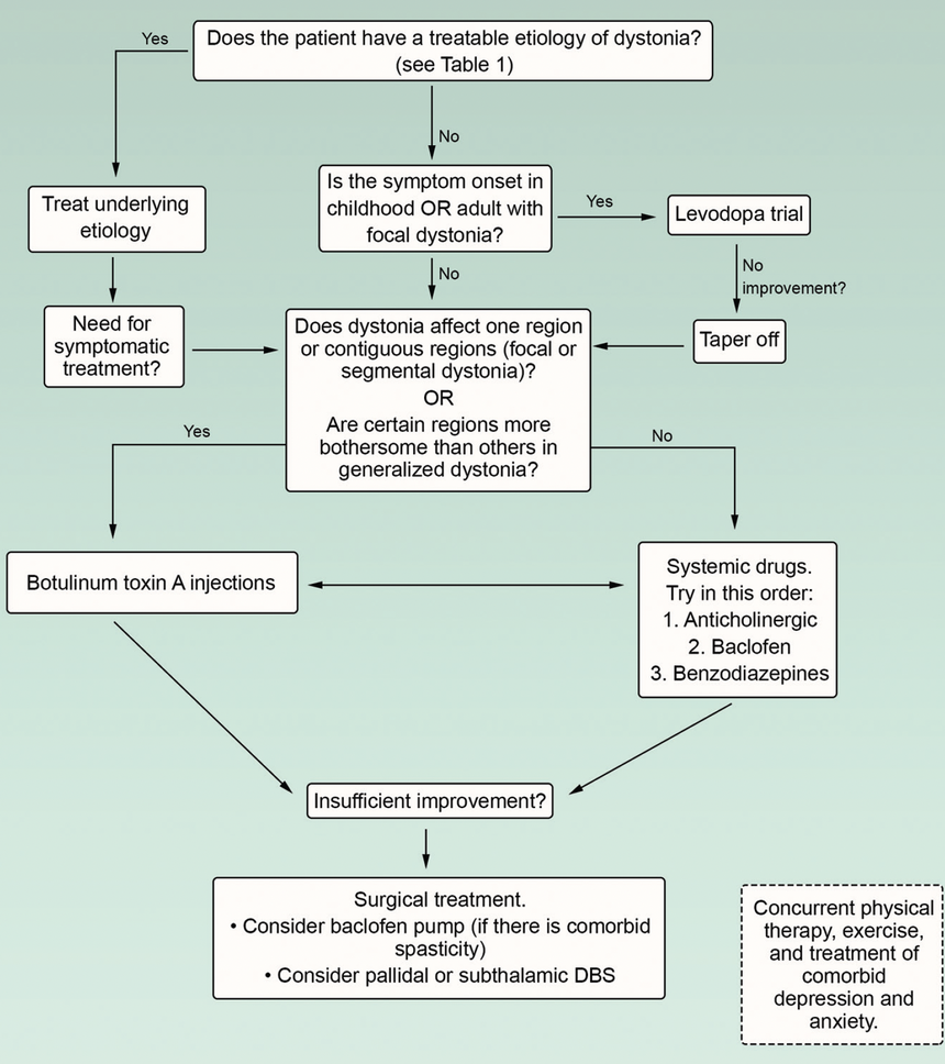 Dystonia Treatment: Current Approach and Future Directions