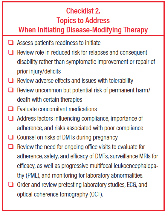 New American Academy of Neurology Disease-Modifying Treatmen