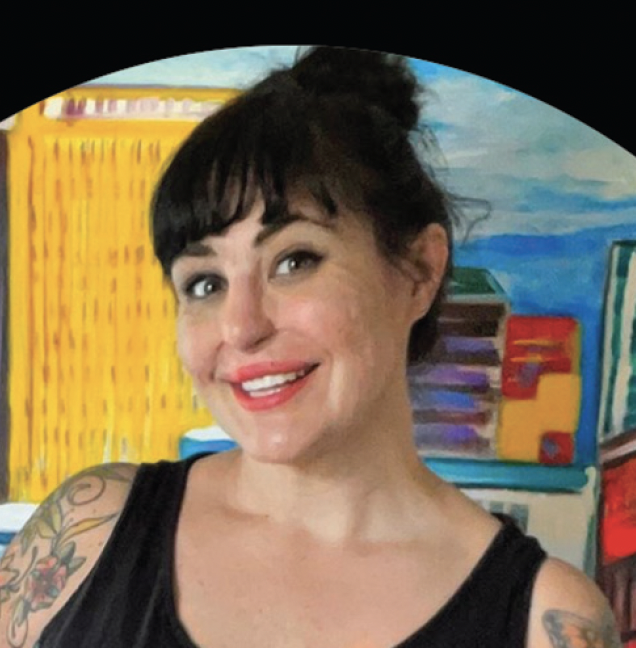 About the Cover Artist: Butterfly Portrait by Samantha Benne