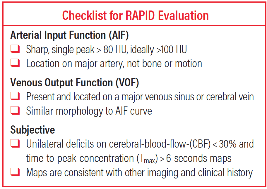 RAPID Automated CT Perfusion in Clinical Practice