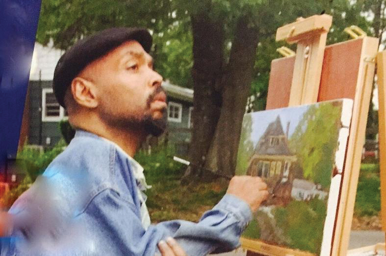 About the Cover Artist: Blue in Green by Tommy Roberts