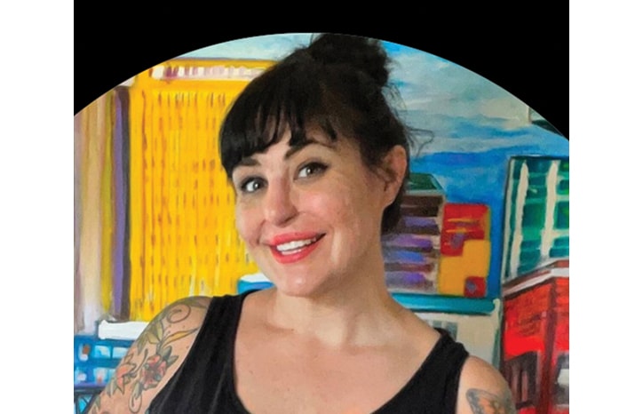 About the Cover Artist: Butterfly Portrait by Samantha Benne